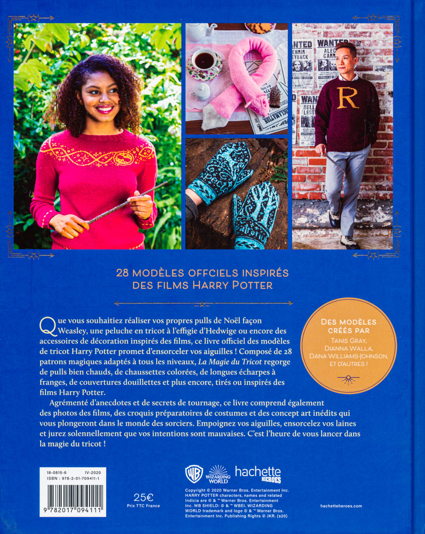 Livre Harry Potter la magie du tricot - Maman La Fée